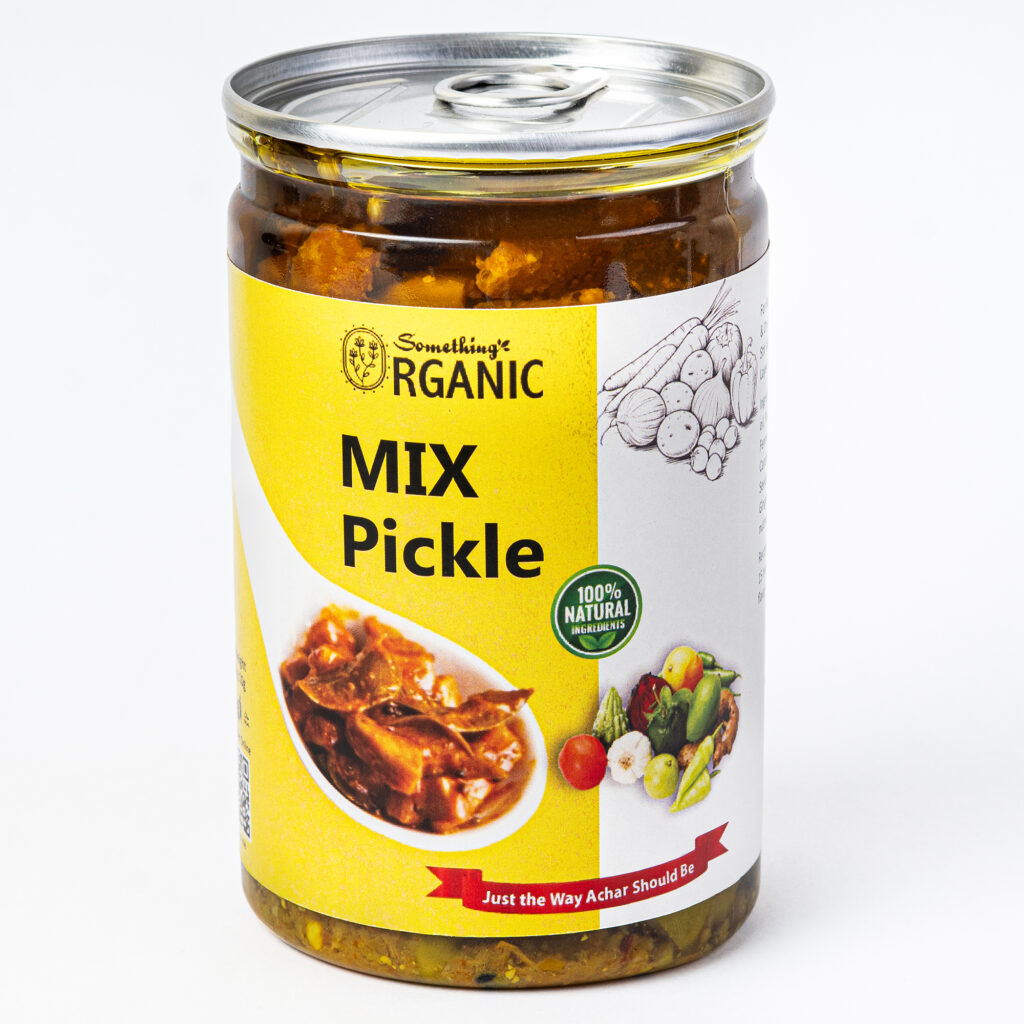 Mixed Pickle | Mix Achar / Achaar 500 Gram PetCan - Some Thing Organic